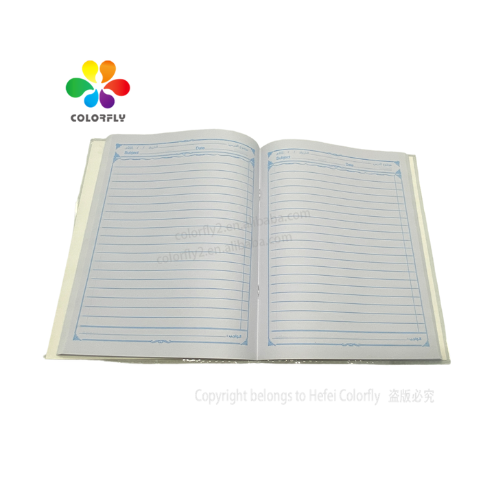 Wholesale Cheap Custom Arabic Line Note Books A5 School Exercise Books ...