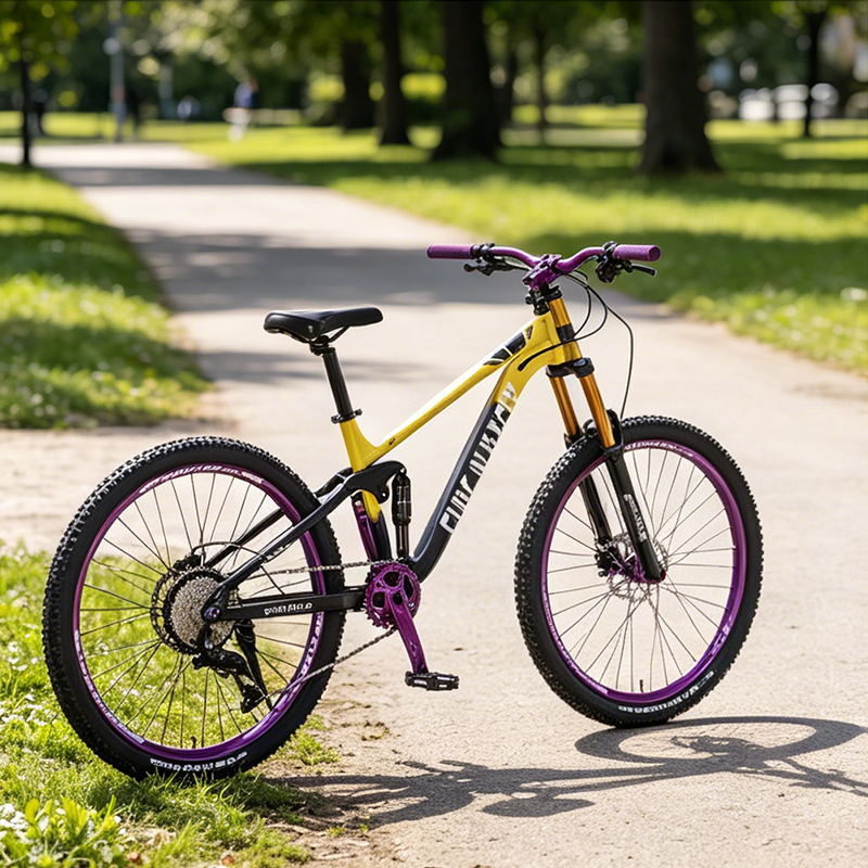 26 Inch Front Suspension Vintage Mountain Bike with 7 Speed Aluminum ...