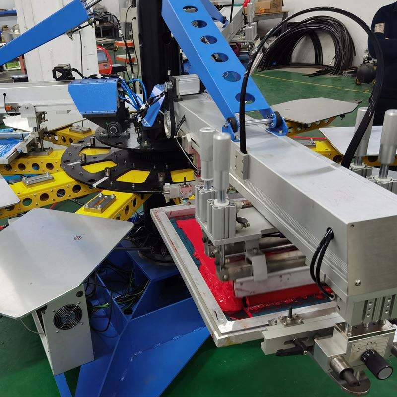 Semi Automatic Screen Printing Machine Silk Screen Print Carousel ...
