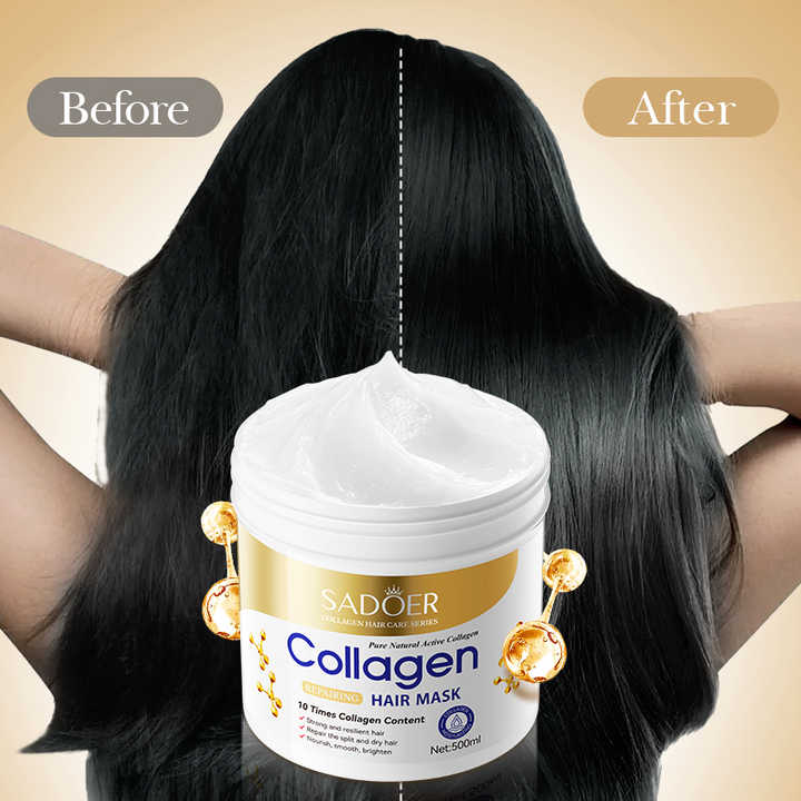 SADOER Organic Ossein Bone Collagen Hair Mask - Nourishing & Smoothing