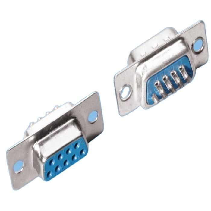 D-SUB Connector Male and Female 2 Row Solder Type 9 15 25 37 50 Pin CE ...