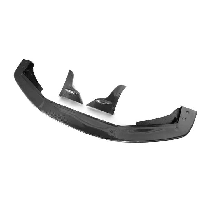 F80 Front Lip Real Carbon Fiber Front Bumper Lip Laptor Style LP Style ...