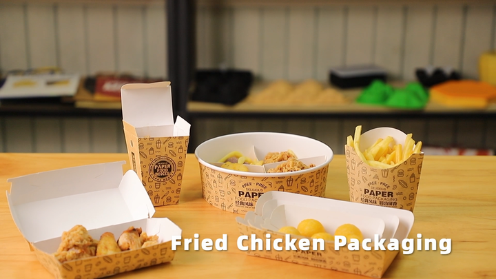 LOKYO French Fries Chicken Wing Paper Boxes - Custom Design