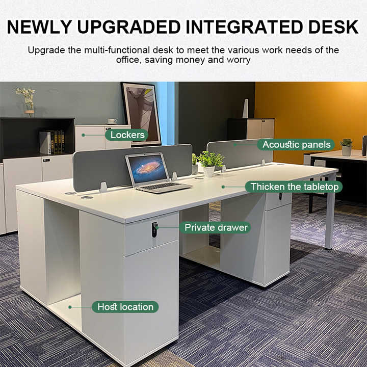 ZITAI Modern Open Cubicle Modular Office Desk Partition