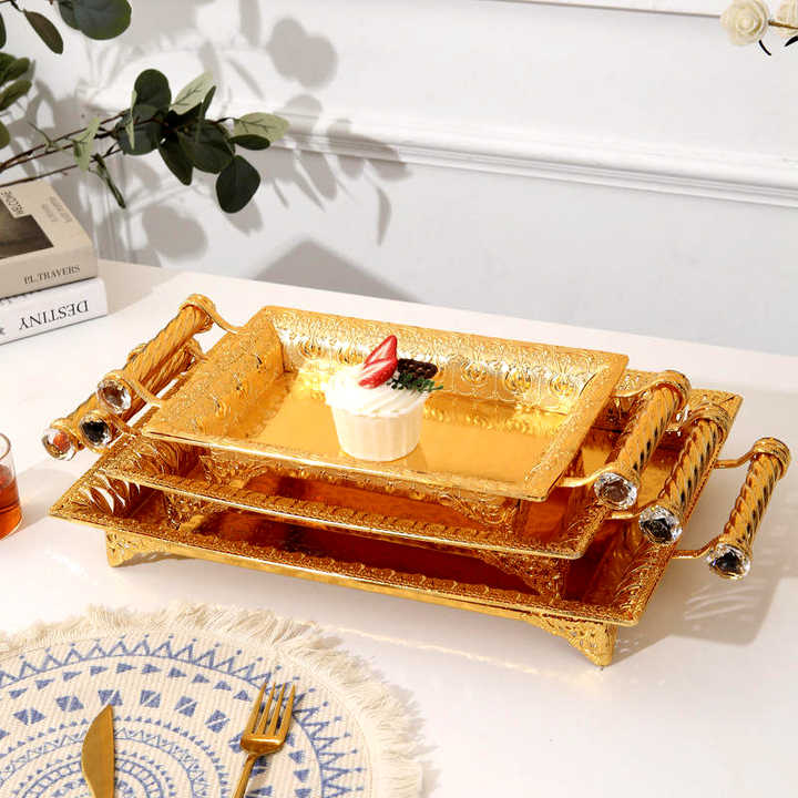 FTS Serving Trays - Elegant Plastic Trays for Weddings