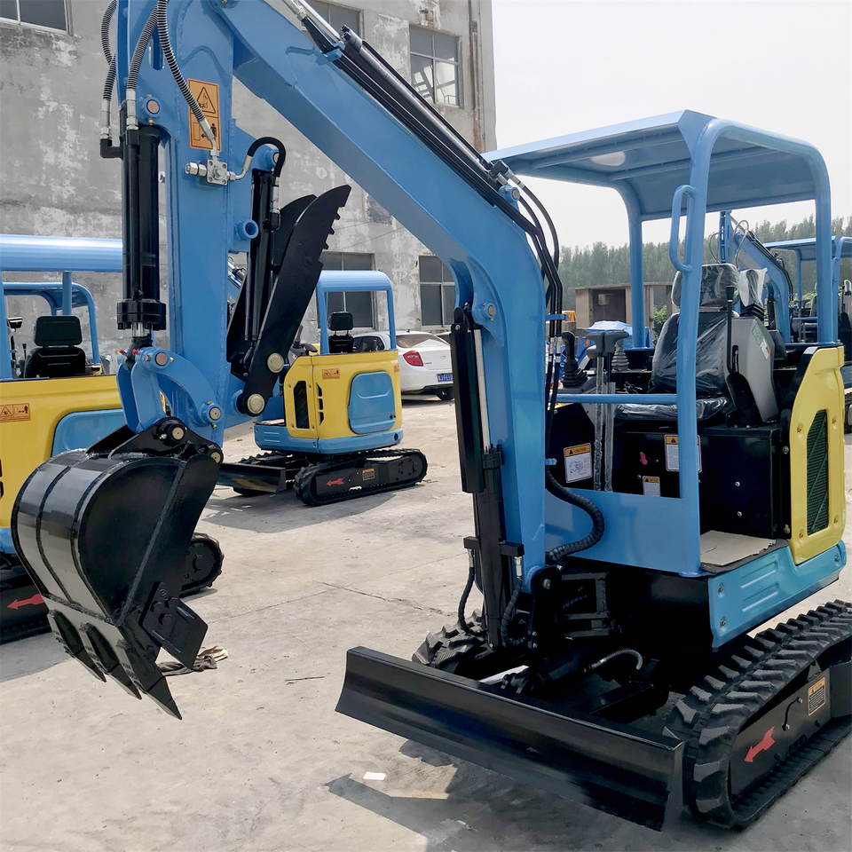 3T Compact Excavator Hydraulic Controls Earth Moving Mini Construction ...