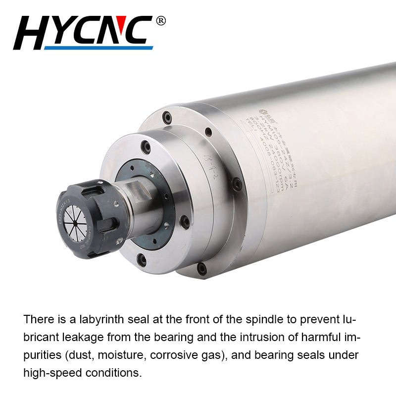 New 80mm Water-Cooled CNC Spindle Motor Core with Bearing for Milling ...