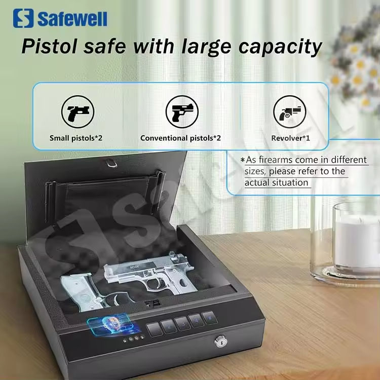Safewell Digital Electronic Steel Gun Safe for Handgun Fingerprint ...