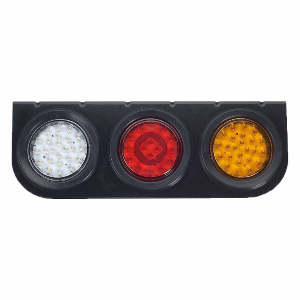 T110 Trailer Tail LED Light - Universal Red/White/Yellow Stop Tail Turn ...