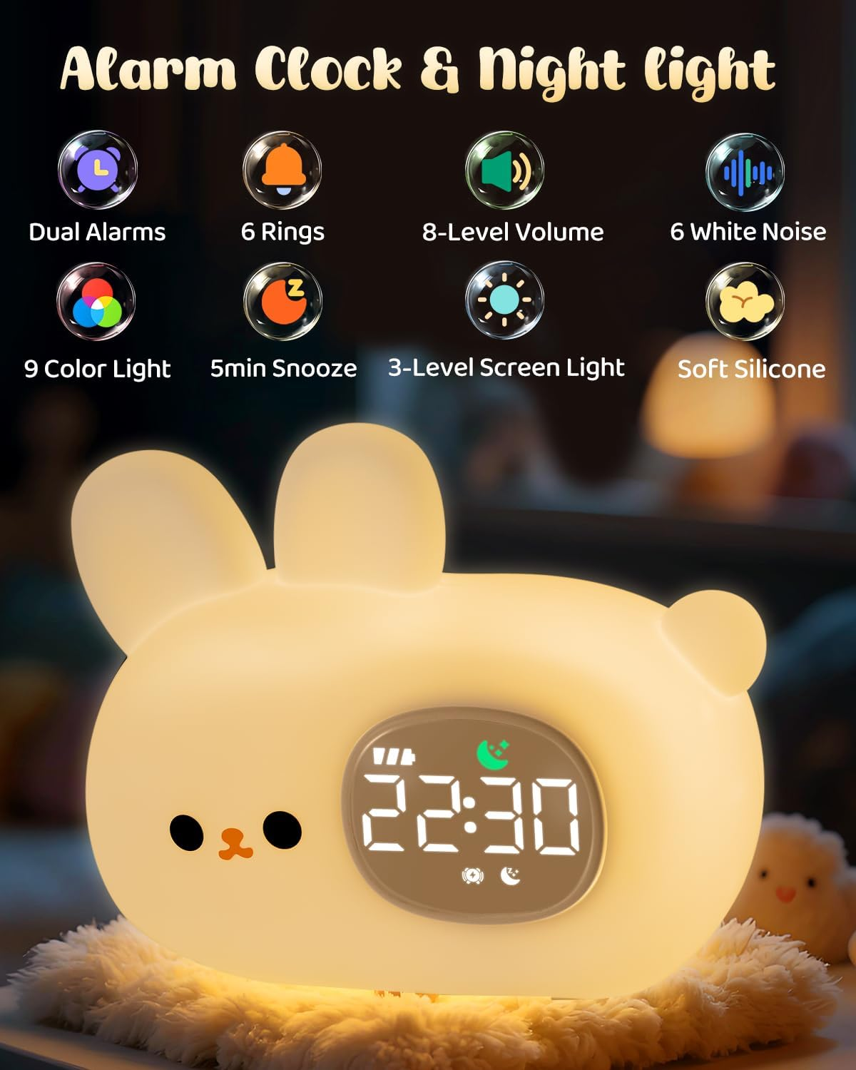 Timeless Elegance: Elevate Spaces with Exquisite kids alarm clock night ...