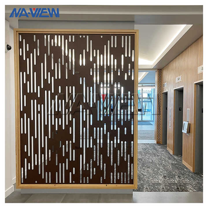 Modern Design Metal Aluminum Laser Perforated Decorative Grille for ...