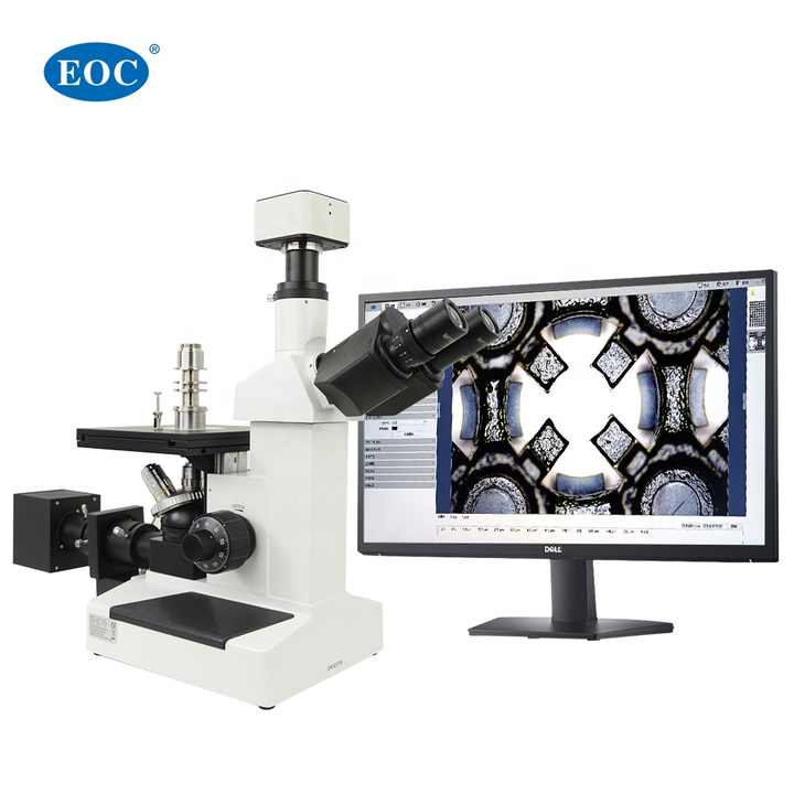EOC M2000D Inverted Stereo Trinocular Metallurgical Optical Digital ...