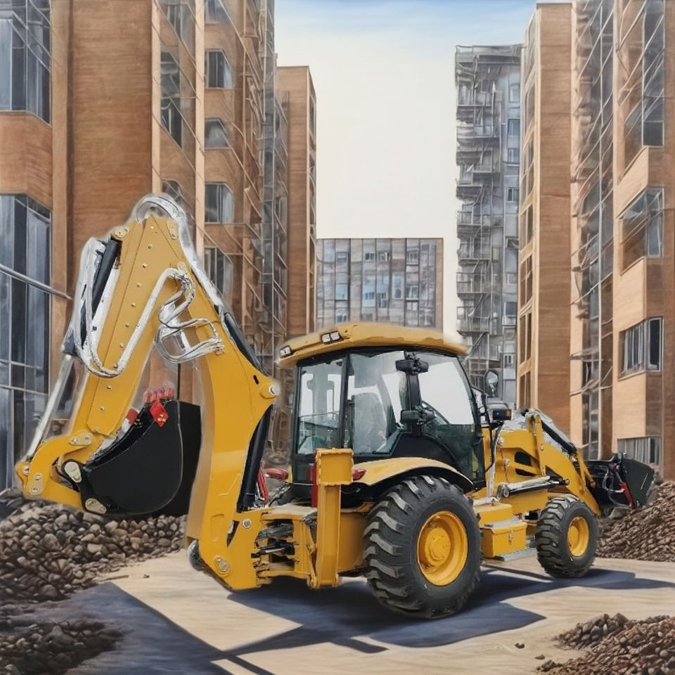 Factory Price Cat 420 Engine Backhoe Loader Cummins Perkins Engine MOOG ...