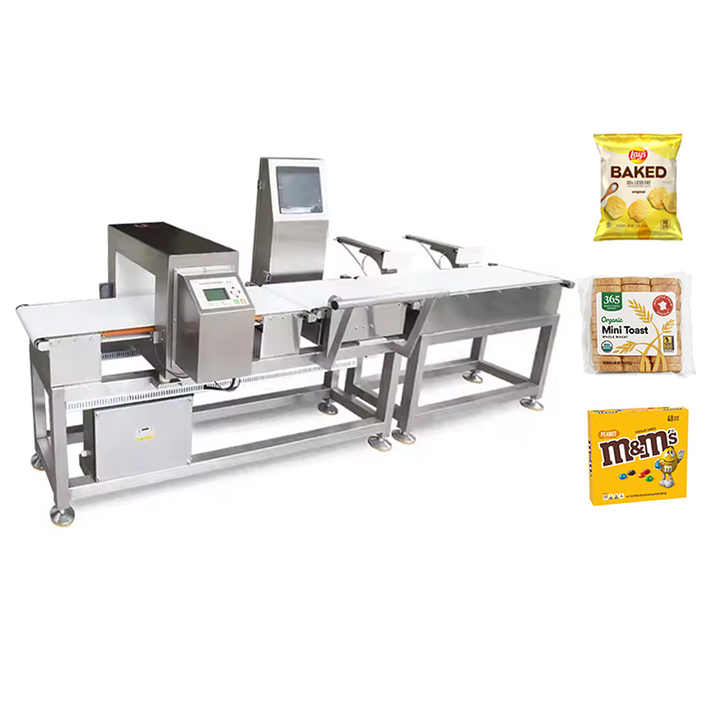 Juzheng Conveyor Belt Metal Detector & Checkweigher Combo