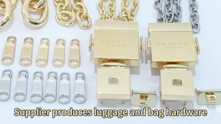 Hot Sale Plating Rose Gold Rainbow Zip Puller Garment Brand Logo Bag ...