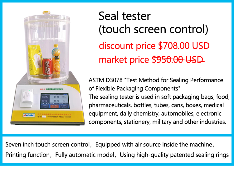Astm D3078 Sealing Performance Test Method For Flexible Packaging ...