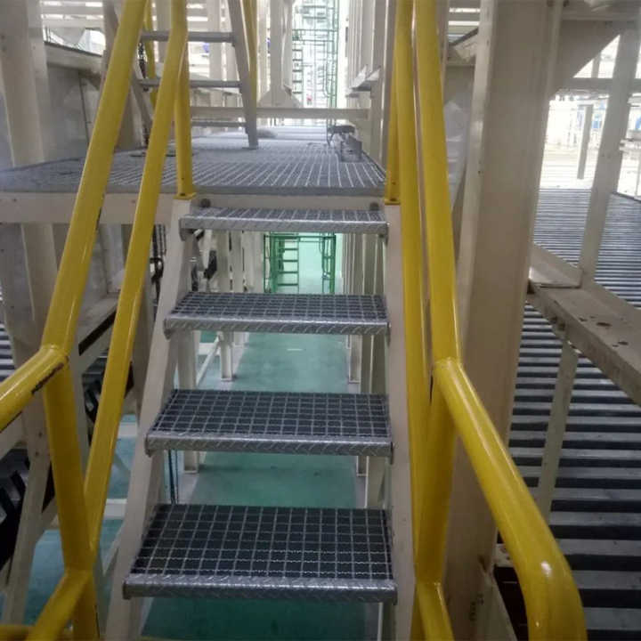 Durable Outside Stairs with Landing - Aluminum Covers