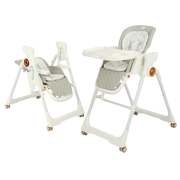 Kidilo New Born Fold Multiple Plastic Baby High Eating Dinning Learning ...