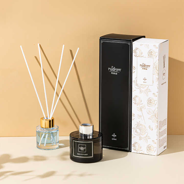 Wholesale Private Labels Round Reed Diffuser Bathroom Home Floral ...