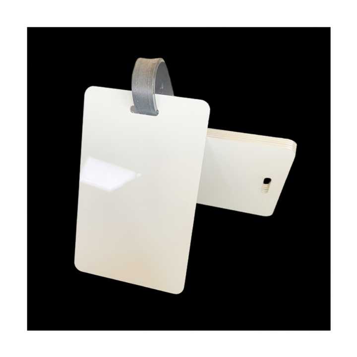 RTS Wholesale Blank Sublimation Aluminum Metal Rectangle Luggage Tag ...