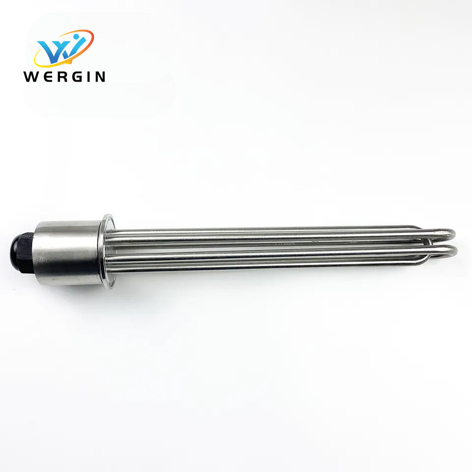 240V 3000W 5000W Folded Immersion Heater element 1.5 "2" Three Clip ...