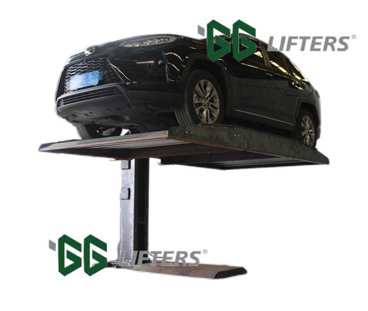 Single Post Car Lift for Efficient Space Utilization in Garages ...