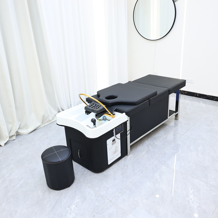 Salon Hair Wash Bed With Large Capacity Water Storage Tank Thai Shampoo ...