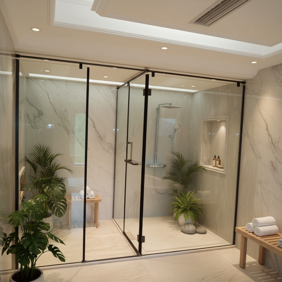 Tempered Safety Glass for Bathrooms | Eco-Friendly High Strength 8mm ...