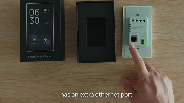 Smart Home Control with 5" Touch Screen Zigbee Panel