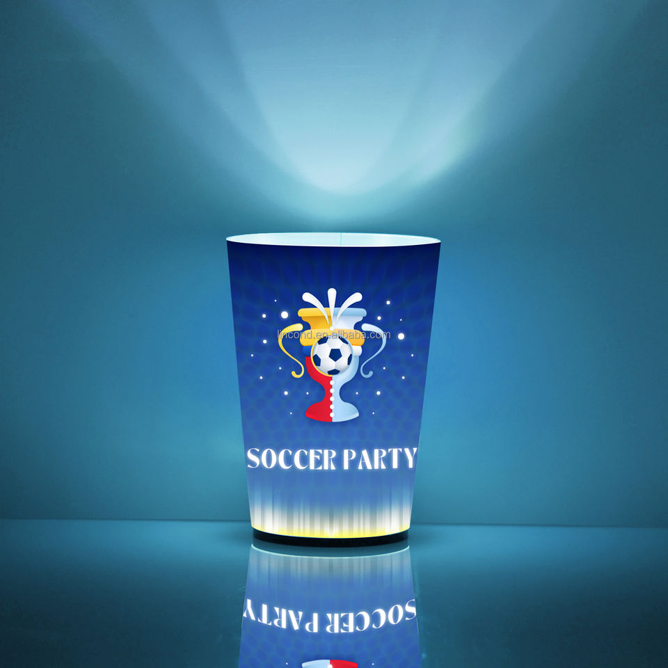 2026 World Cup Themed Light-up Plastic Party Cups for Celebrations Game ...