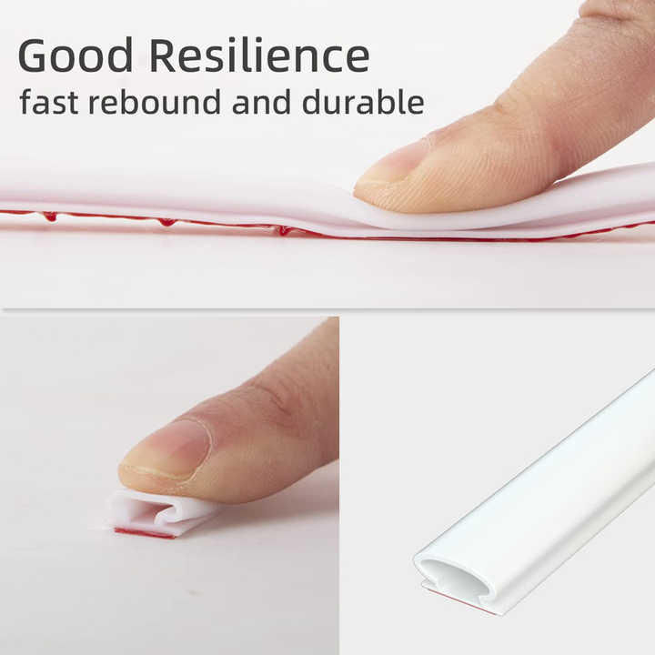 19.6 Ft Rubber Doors & Windows Weather Stripping - Soundproof ...