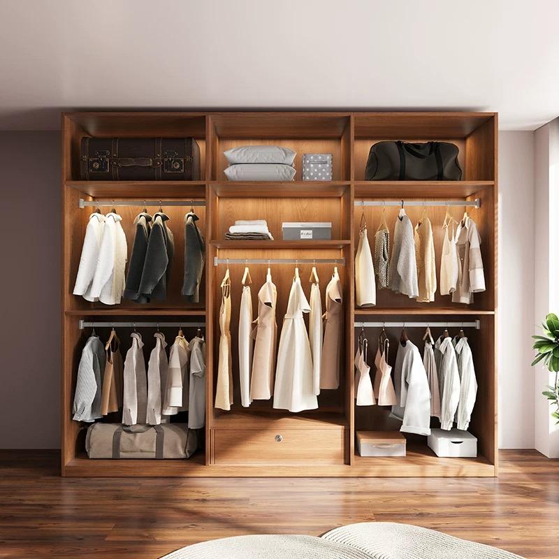 Modern Wooden Wardrobe with Large Capacity for Household Use. Suitable ...
