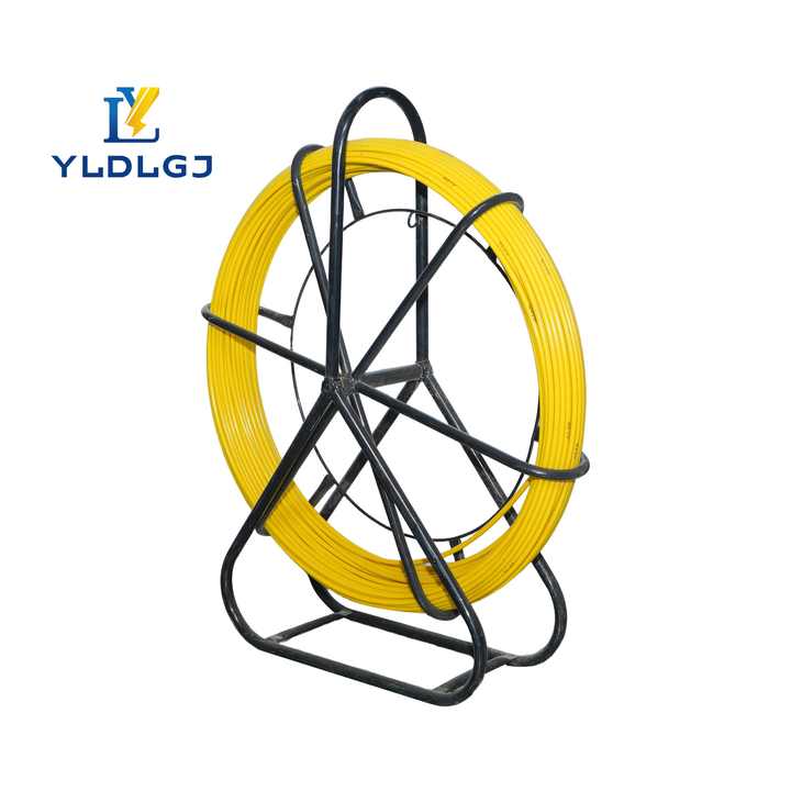 11mm * 300m Fiber Optic Cable Reel Glass Fiber Optic Cable Push Rod ...