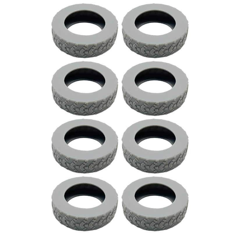 Silicone Luggage Wheel Protection Covers - Durable & Versatile