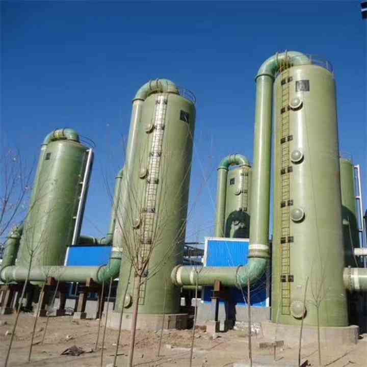 Waste Gas Scrubber Adsorption Column - FRP Purification Tower