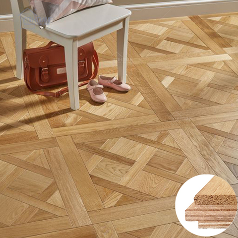 Spanish High End Indoor Solid Oak Flooring - Parquet Herringbone