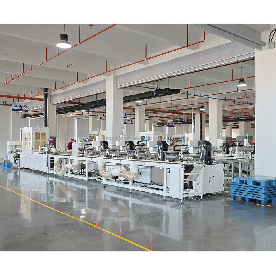 High-speed Cake Board Edge Wrapping Machine - Fully Automatic