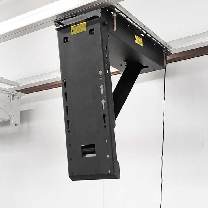 80KG Concealed Electric Pull down Flip up TV Lift Stand