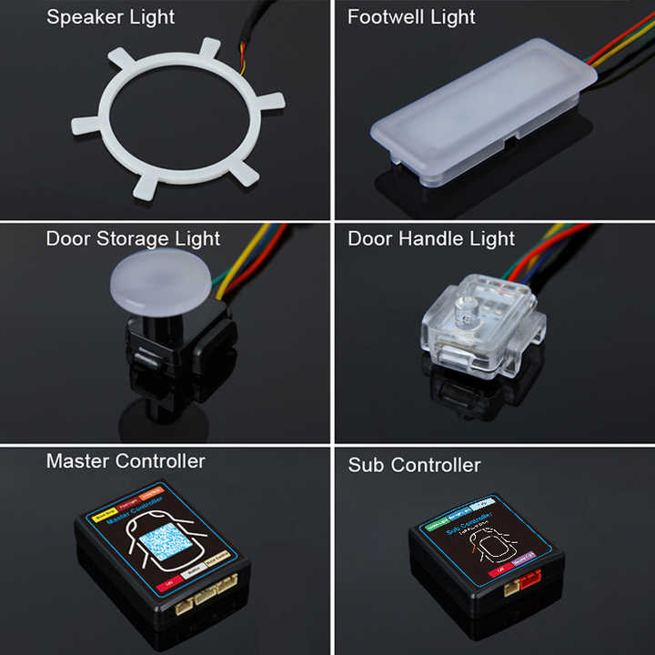 Custom Ambient Lighting - 22 in 1 Car LED Kit by Chasinglite