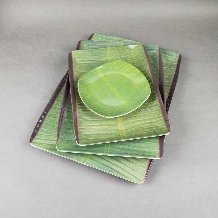 Wholesale Melamine Banana Leaf Plates - Durable & Stylish