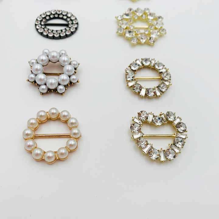 Rhinestone Decorative Buckle Crystal DIY Shoe Accessories Simple and ...