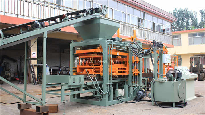 QT6-15 Automatic Concrete Block Making Machine Hydraulic Cement Brick ...