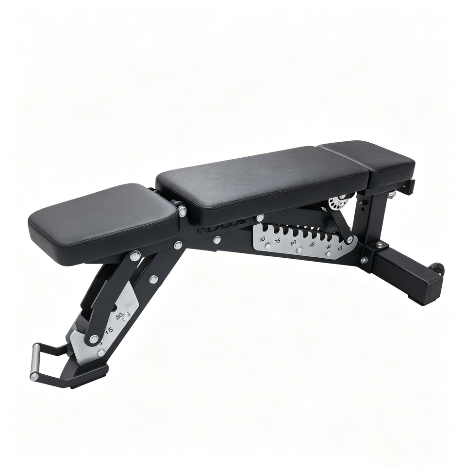 Commercial Multi Adjustable Foldable Weight Bench Gym Workout Flat ...