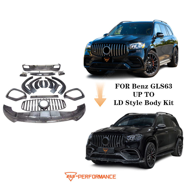 LD Style Conversion Body Kit for Mercedes GLS63 Modified Auto Parts ...