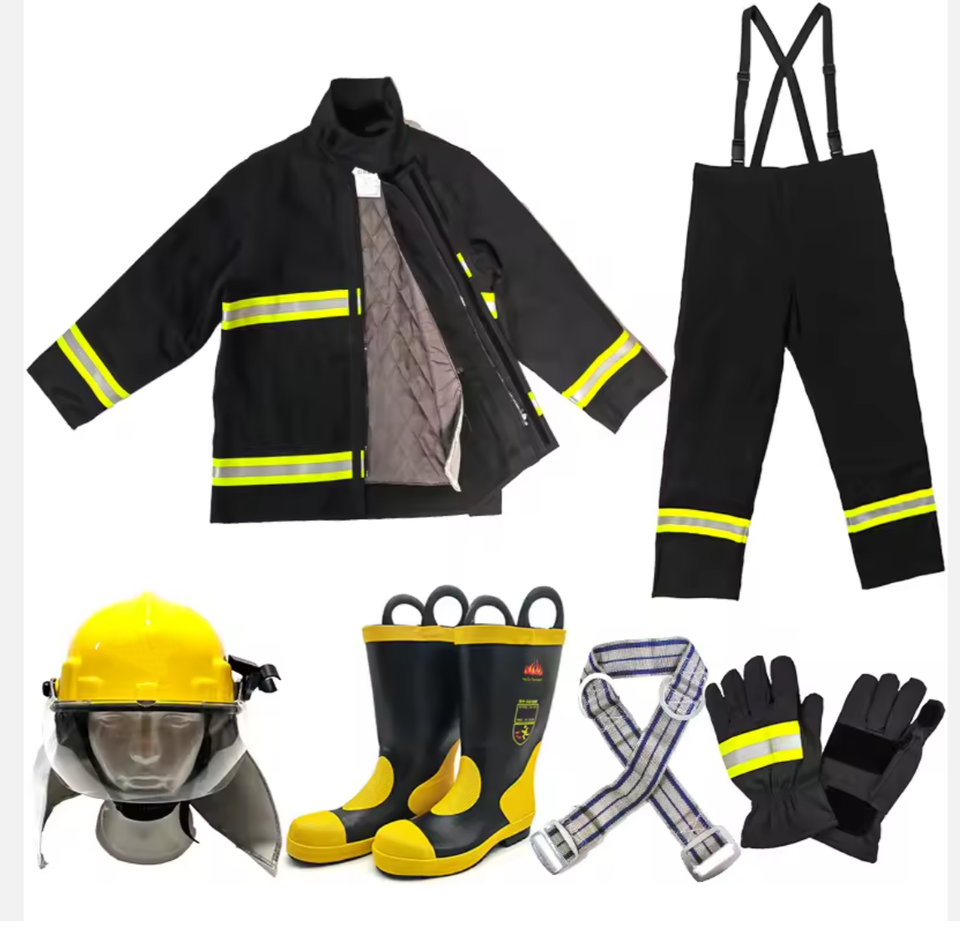 Fire Retardant Suit Clothes Boots Helmet Fire Resistant Flight Suit ...