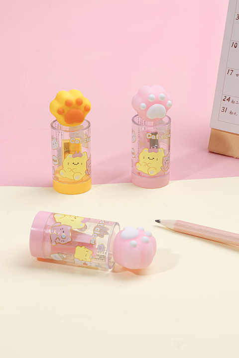 Cute Kawaii Cat Claw ShapSharpeners School Supplies Single Hole Pencil ...