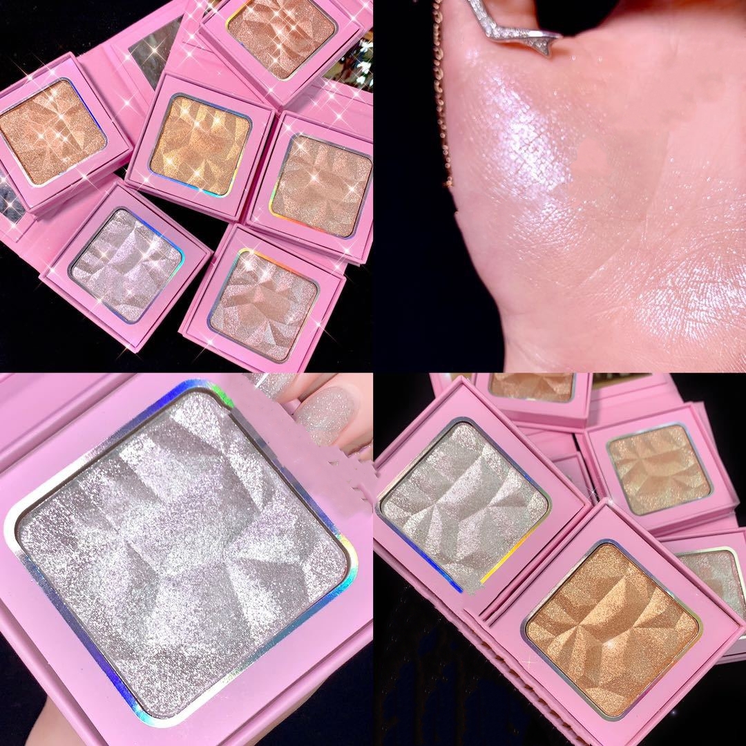 Vegan Highlighter Powder Both Face Body Highlight Cosmetic Shimmer ...