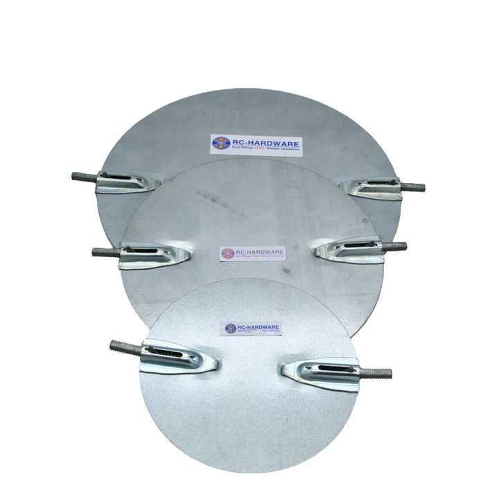 HVAC Mounted Steel Manual Round Adjustable Air Duct Butterfly Control ...
