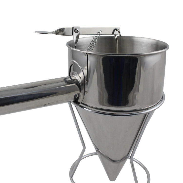 Stainless Steel Christmas Wedding Candle Funnel Conical Tool with Stand ...