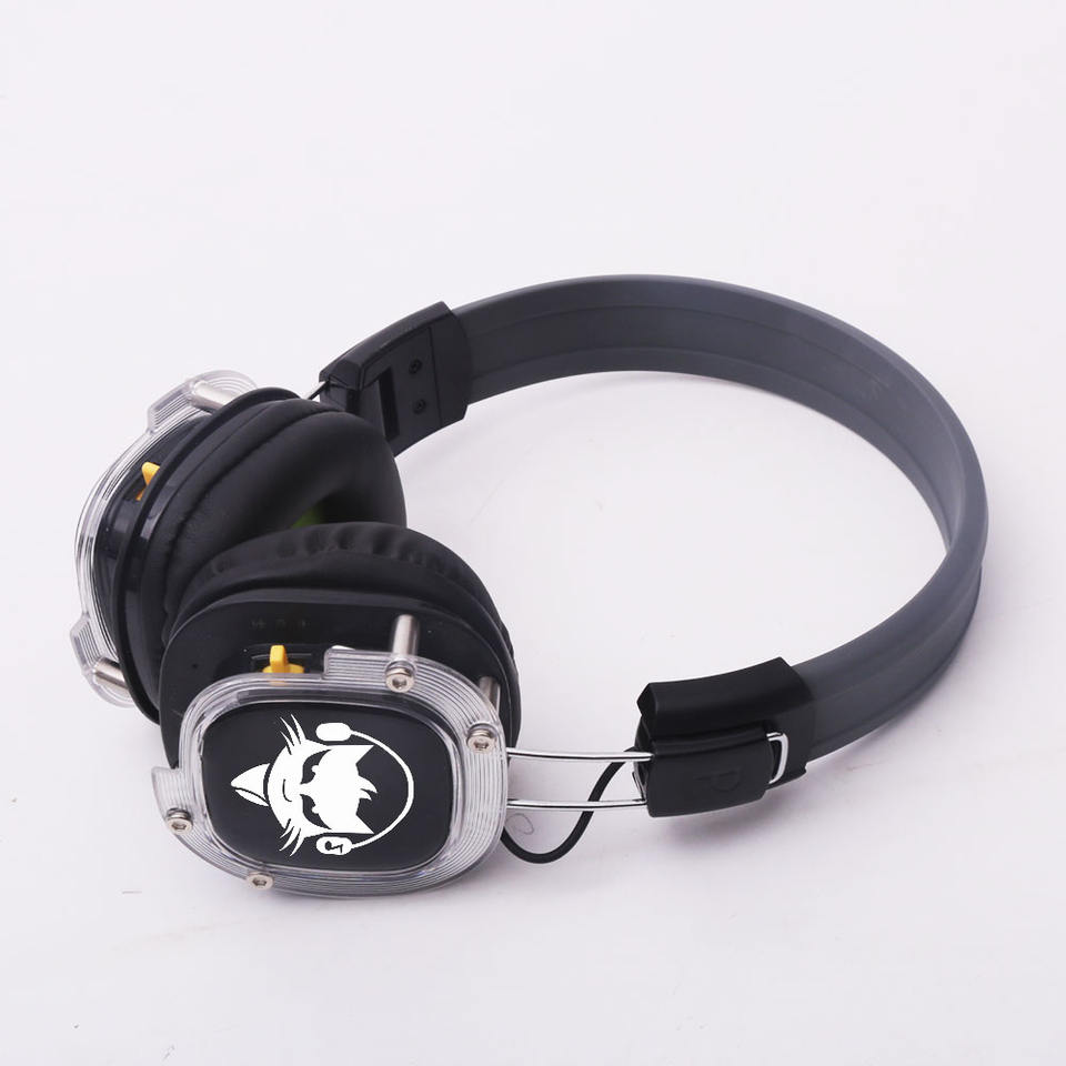 F8A Silent Disco Wireless Headphones Hifi With Led Light and 3 or More ...